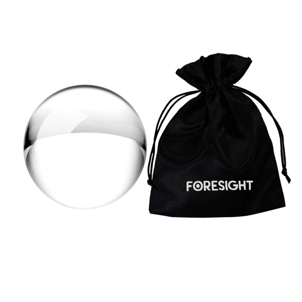 Foresight Crystal Glass Ball for Photography 80mm - Camera Lens Sphere - Foresight